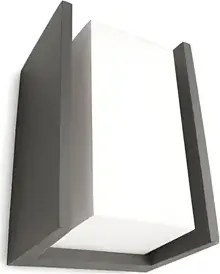Philips 16351/93/16 Bridge antracitové / Venkovní nástěnné svítidlo /