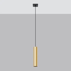 Závěsná lampa SOLLUX LAGOS 1 leštěné zlato GU10 1x10W bez žárovky SL.1200