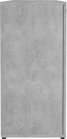vidaXL Příborník 120 x 35,5 x 75 cm dřevotříska [801332] Barva: Betonová šedá