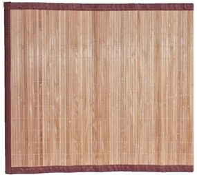 Košíkárna Rohož bambusová s textilií 90x200 cm hnědá