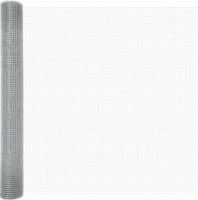 Svařované drátěné ploty s hroty 25 x 1,2 m Pozinkovaná ocel 3351966