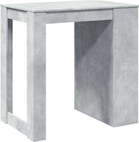 Barový stůl betonově šedý 102 x 70 x 103,5 cm kompozitní dřevo 3309324