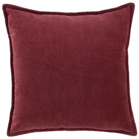 Butlers COTTON VELVET Polštář 45 x 45 cm - bordó