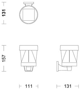 Philips - LED Solární nástěnné svítidlo AVERY LED/1,8W/3,7V 2700K IP44