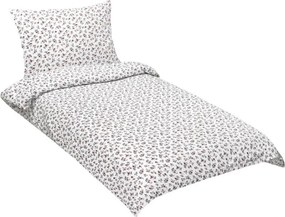 Bellatex Povlečení bavlněné s hotelovou kapsou 140x200, 70x90 cm Růžička bílá