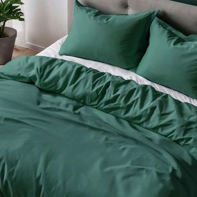 Perkálové bavlněné povlečení Jednobarevné - malachite 2 Velikost: 140 x 200 + 70 x 90