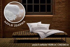Ložnice21. Celoroční set Silver Origin Rozměr: set: 70x90 cm zip (1200g) + 140x220 cm (300g/m²)