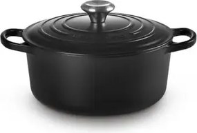 Le Creuset Signature Hrnec s poklicí 24 cm černá