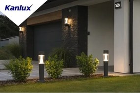 Sloupkové svítidlo Kanlux INVO TR 107-O-GR GU10 IP54 grafit 29177