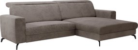 XXXLutz ROHOVÁ SEDAČKA, textil, šedohnědá Sit & More - Sedací soupravy - 000144000208