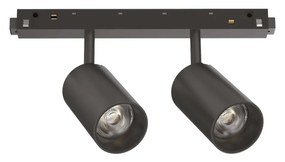 Ideal Lux LED reflektor EGO TRACK DOUBLE 3000K Barva: Černá, Varianty: 16W, Stmívání: 1-10V