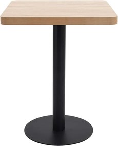 Bistro stolek světle hnědý 60 x 60 cm MDF 286430