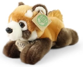 Rappa Plyšová panda červená ležící 20 cm ECO-FRIENDLY