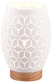 Bílá stolní lampa (výška 21 cm) Bidar – Trio