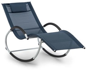Westwood Rocking Chair, houpací lehátko, ergonomické, hliníkový rám, tmavomodré