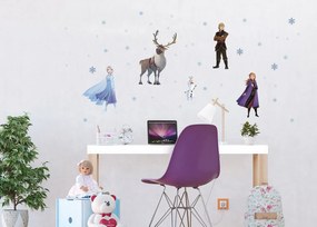 Dětská samolepka na zeď Ledové Království – Kreslené Postavičky, Disney | 42.5 x 65 cm | DDK 1732
