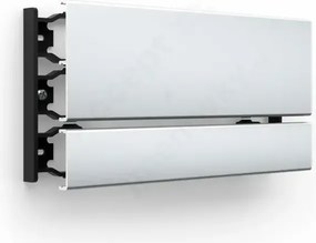 ACCEPT Dveřní tabulka ACS 187 x 93 mm - stříbrná tabulka