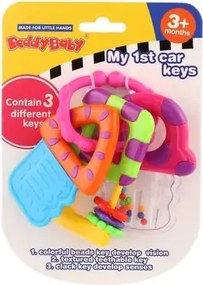 TEDDIES Chrastítko a kousátko klíče / Chrastítko / Plast / od 3 měsíců