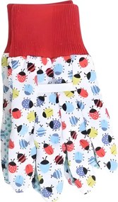 Dětské zahradní rukavice s brouky 18 cm