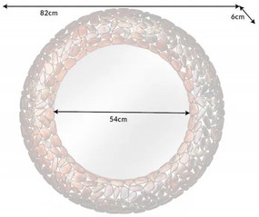 Zrcadlová Kamenná Mozaika - 82Cm