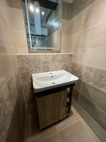 Lavedo Arizona SQ 60 koupelnové zrcadlo s LED podsvícením
