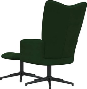 vidaXL Relaxační křeslo se stoličkou samet [328108] Barva: světle šedá
