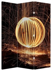 Paraván - Světelné koule (126x170 cm)