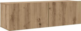 Nástěnná skříň na TV 4 ks Artisanový dub Kompozitní dřevo 3393176
