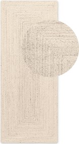 Hanse Home, Běhoun Juno 106323 White, 80x200, bílá, chodba / předsíň