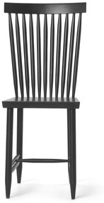 Židle Family dřevěná - černá / bílá / dub varianta: no. 2 black
