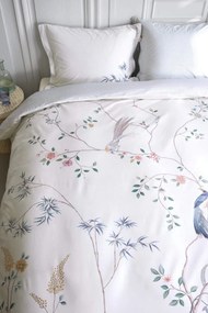 Pip Studio perkálové povlečení Bamboo Blossom bílý 140x200 + 70x90 cm (Kvalitní perkálové povlečení na jednolůžko v dárkovém boxu)