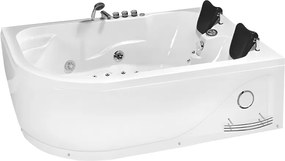 BPS-koupelny Hydromasážní vana HYD-CA631L 180x120 LEVÁ bez ohřevu vody