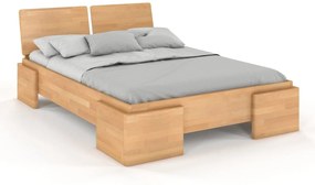 Buková postel Argento - zvýšená   ,  180x200 cm