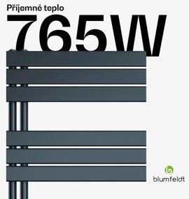 Blumfeldt Radiátor Fairmont, 60 x 160 cm, nástěnný, moderní design, teplovodný