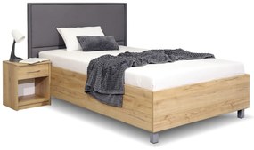 Čalouněná postel s úložným prostorem LA FINESA, 120x200 cm