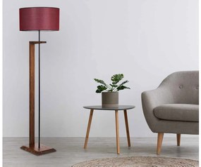 Designová stojanová lampa Jadey 163 cm bordó