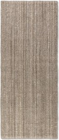 80x200 Běhoun Bouclé Jute 105975 Grey Brown