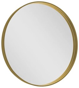 Sapho NOTION kulaté zrcadlo v rámu ø 70cm, zlato mat - NT700G