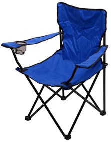 Cattara 13448 Kempingová skládací židle Bari, modrá, 49 x 39 x 84 cm