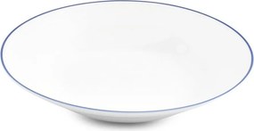 Bílý hluboký porcelánový talíř ø 23 cm Basic White – BonBistro