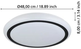 Eglo 900335 - LED Stropní svítidlo CAPASSO LED/19,5W/230V