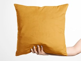 Biante Sametový povlak na polštář Velvet Premium SVP-008 Medový 50 x 50 cm