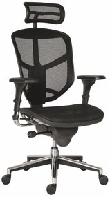 Kancelářská židle ENJOY MESH CERNA 0000