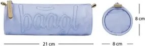 BAAGL Studentské pouzdro Lilac / 22.5×7x7 cm