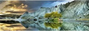 HEYE Panoramatické puzzle Modré jezero / 1000 dílků / 95 × 33 cm