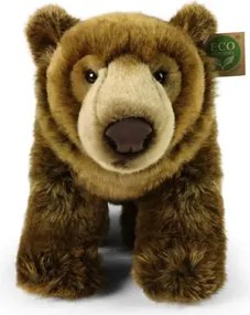 RAPPA Plyšový medvěd hnědý 47 cm / ECO-FRIENDLY / od 0 měsíců