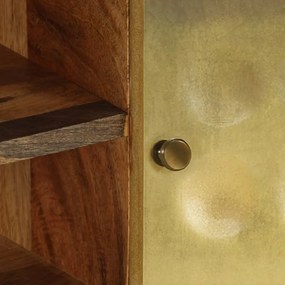 vidaXL Marketos TV stolek 120 x 30 x 45 cm masivní mangovníkové dřevo