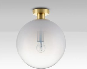 Bílé/ve zlaté barvě skleněné stropní svítidlo Vita – Nova Luce