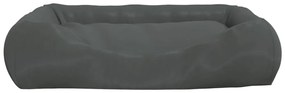 vidaXL Pelíšek pro psa+polštářky tmavě šedý 75x58x18 cm tkanina oxford