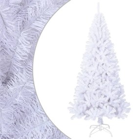 Umělý vánoční stromek s hustými větvemi bílý 240 cm PVC 321041